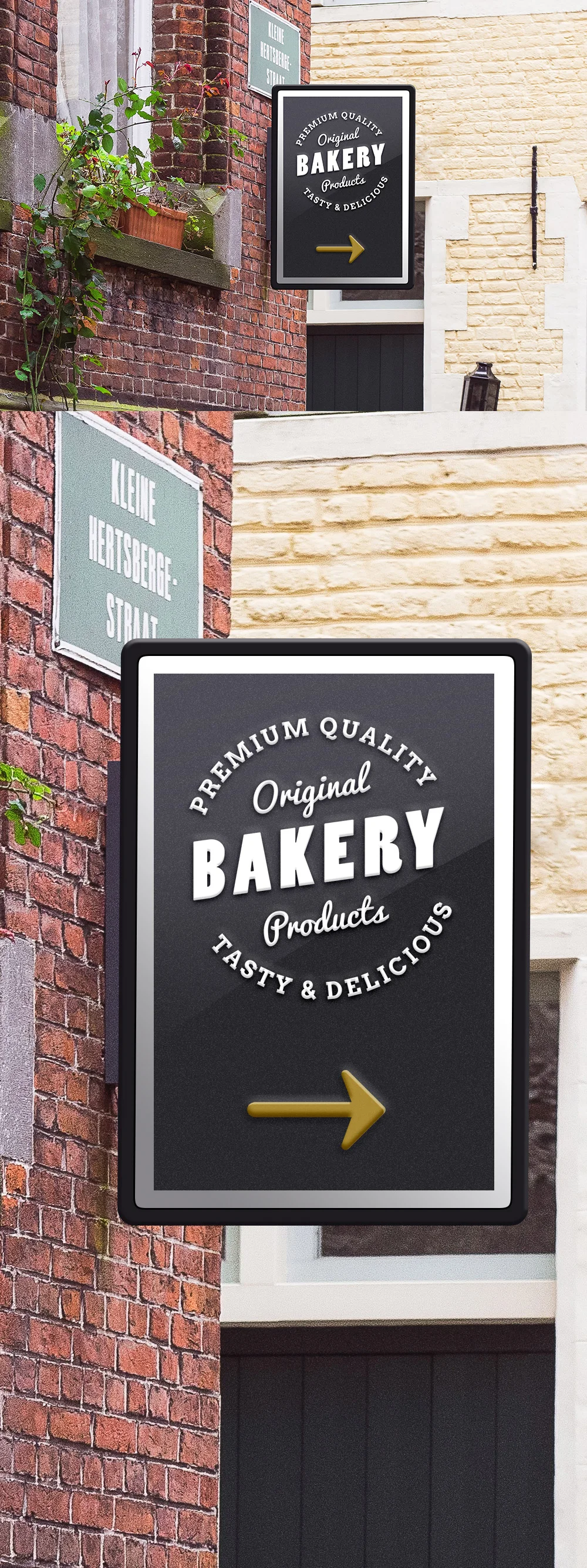 Public Signage Logo Mockup