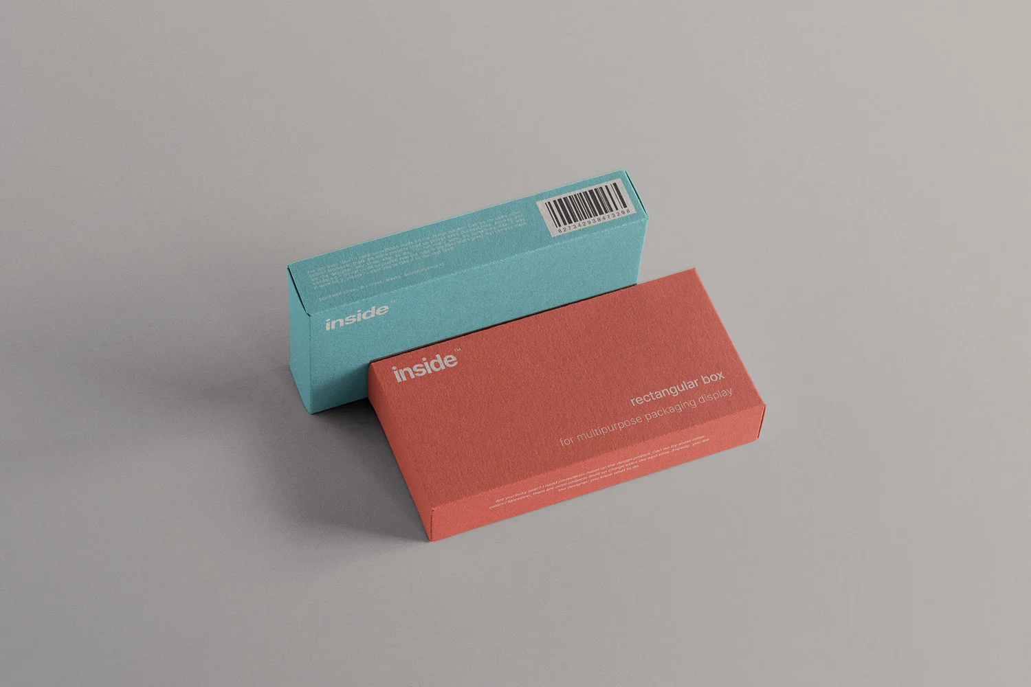 Rectangular Boxes Mockup