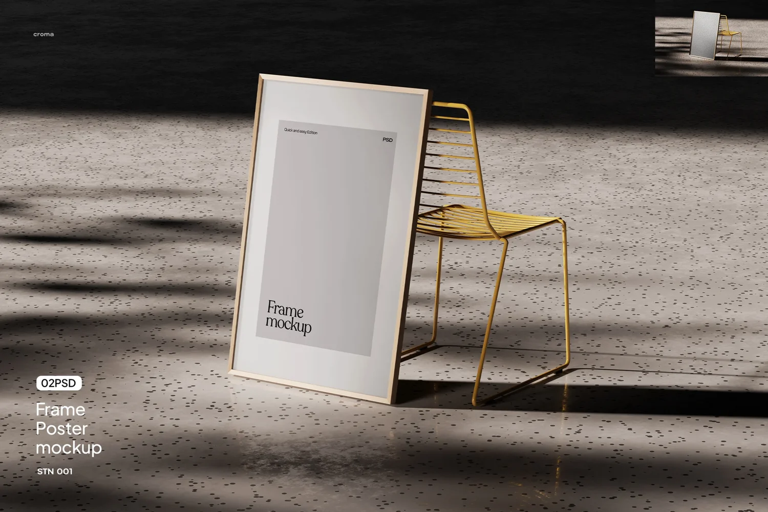 Frame Poster Mockup PSD