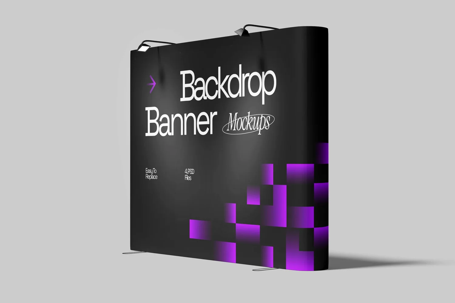 Backdrop Mockup Templates for Photoshop