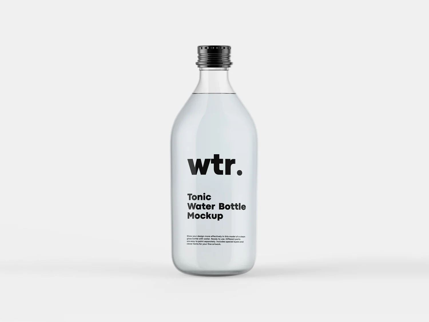 Tonic Bottle Mockup