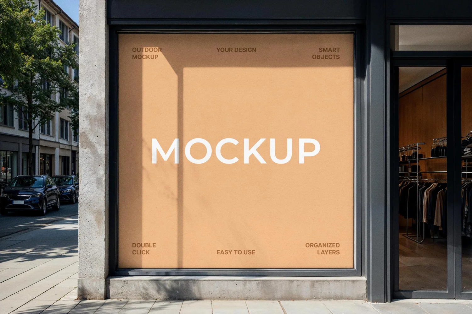 Square Storefront Banner Mockup