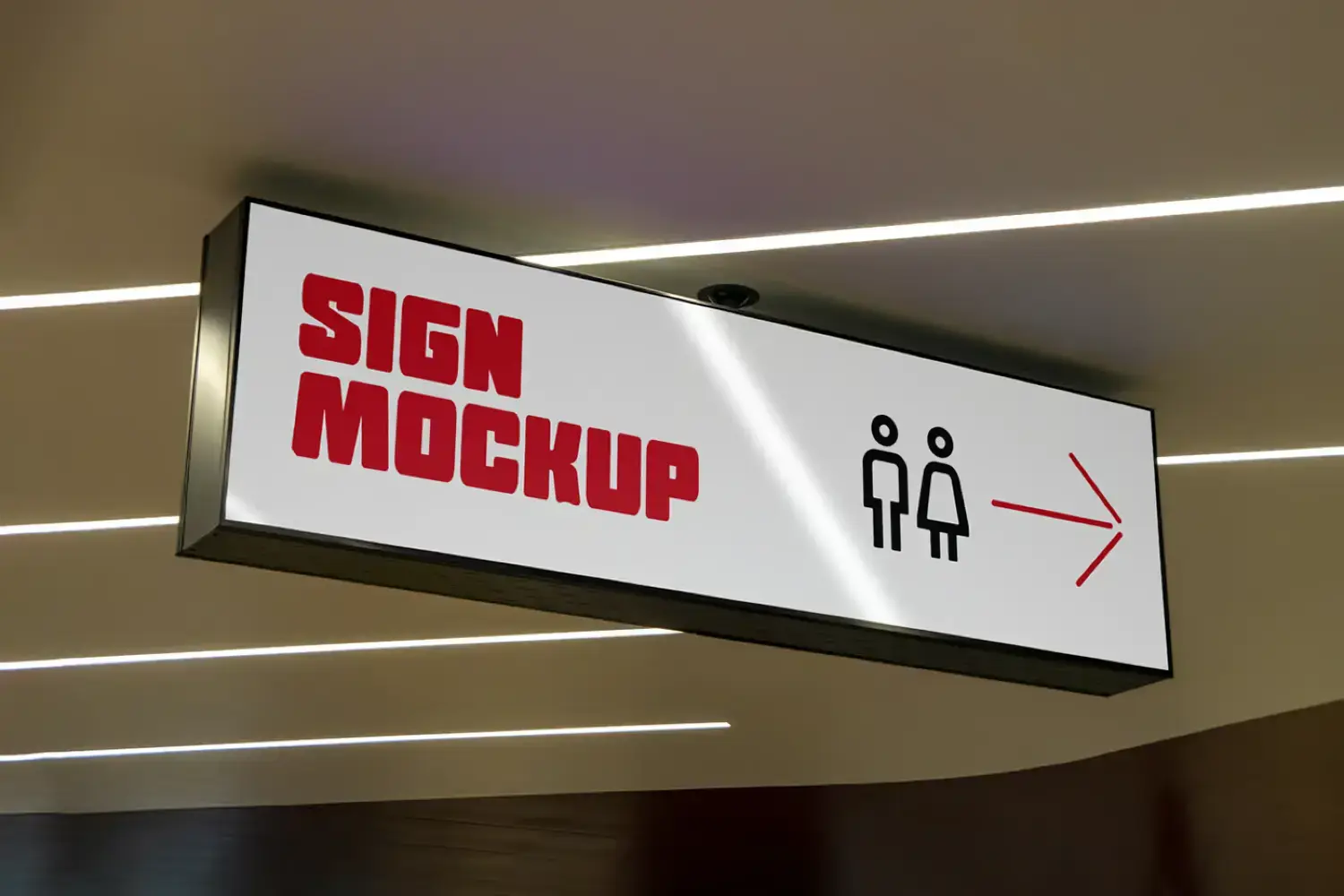 Horizontal Signage PSD Mockup