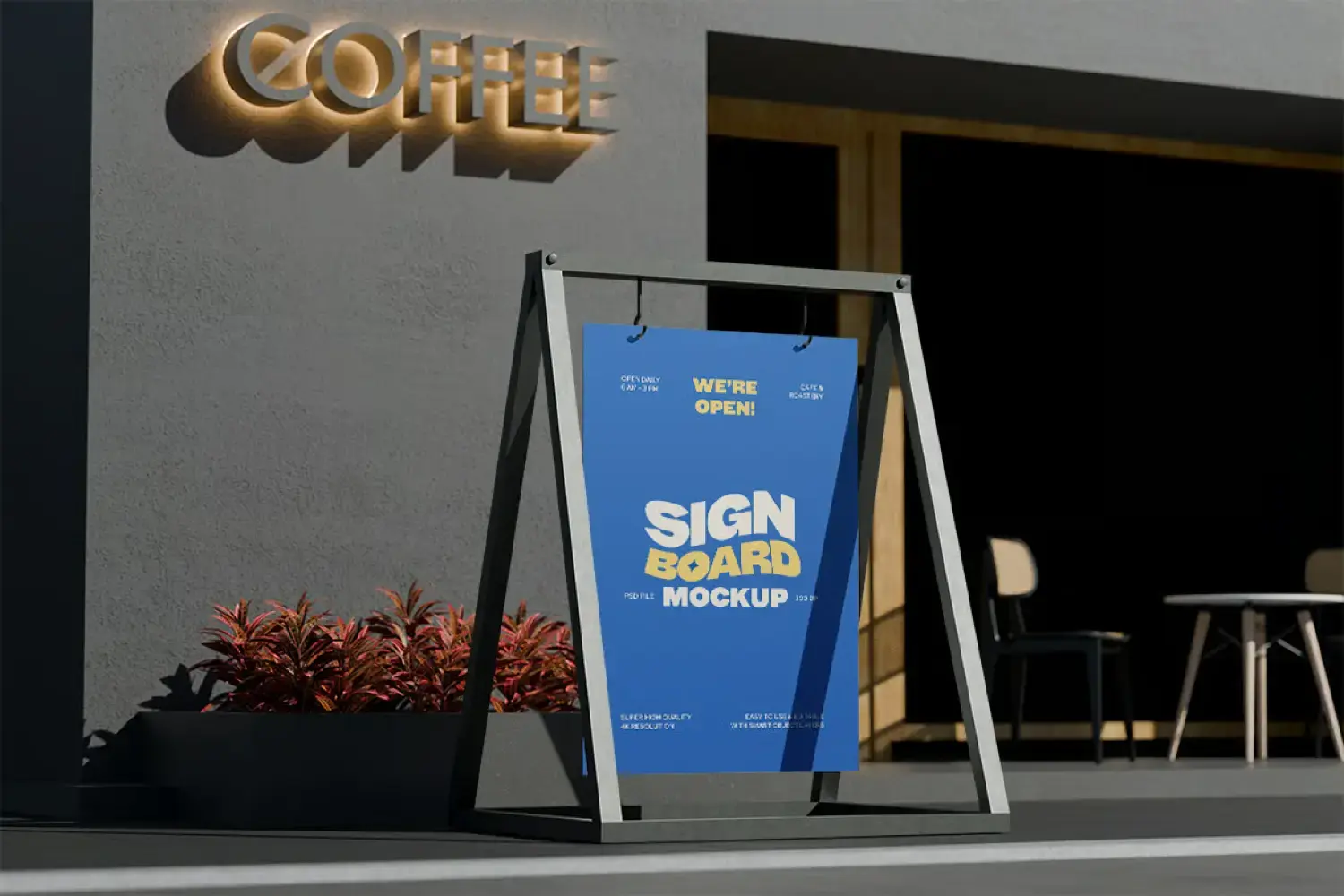 Best Sign Mockups for Photoshop