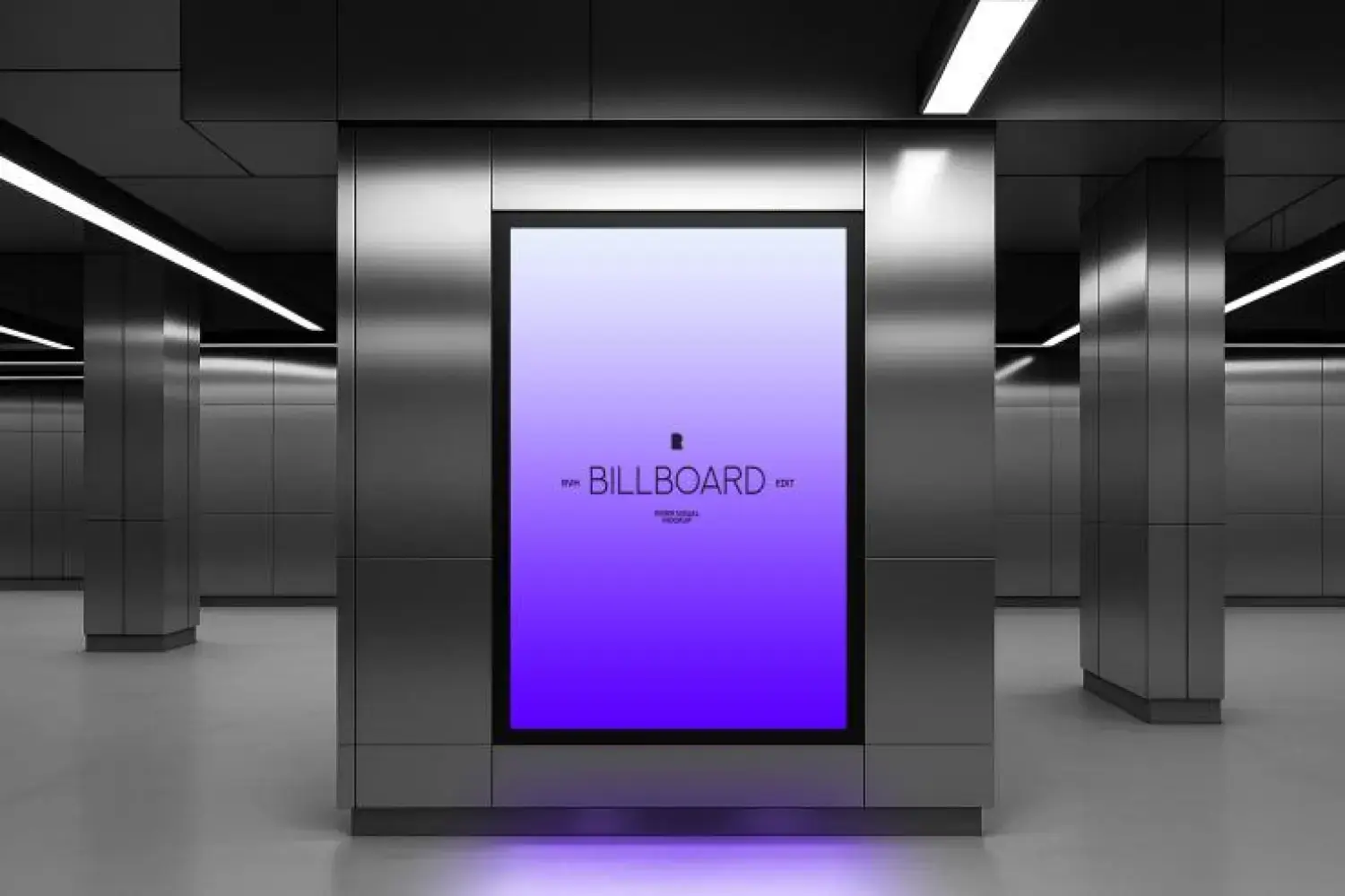 Urban Screen Billboard Mockup